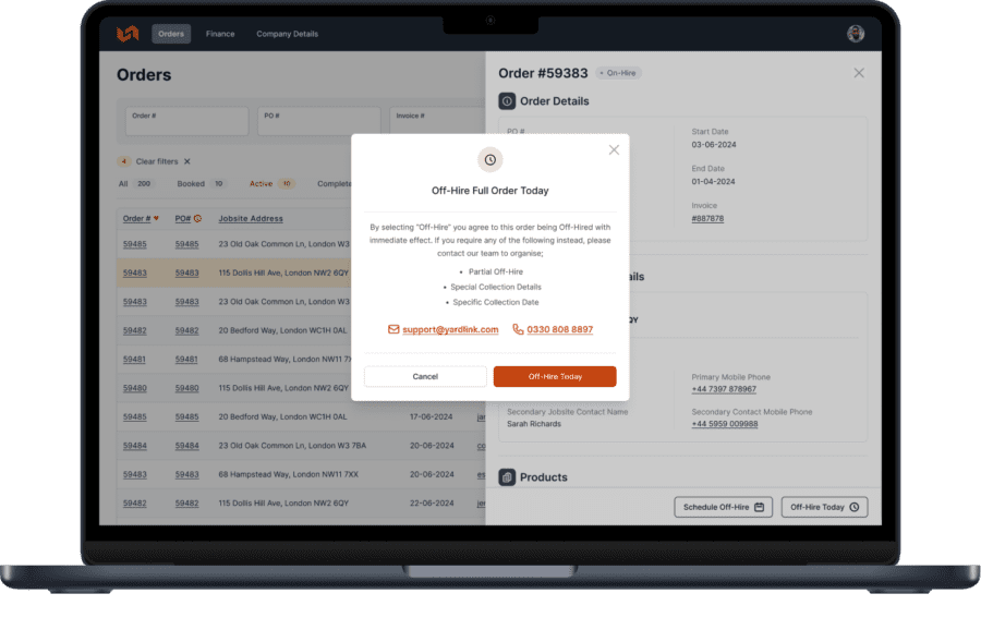 Construction Procurement Platform | Hire Equipment | YardLink